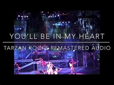 Youll Be In My Heart Tarzan Rocks Remastered Audio Youtube