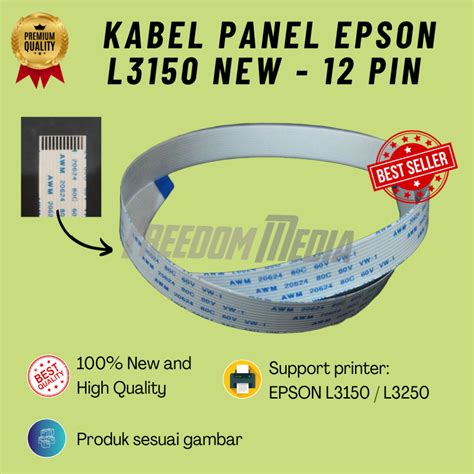 Jual Kabel Panel Epson L3150 L3250 L 3150 L 3150 L 3250 12 Pin New