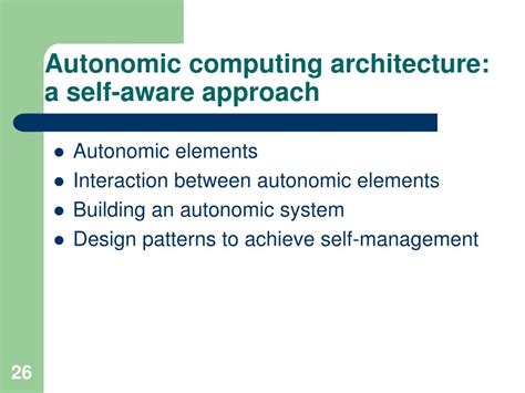 Ppt Self Managing Computer Systems An Introduction Powerpoint Presentation Id76018