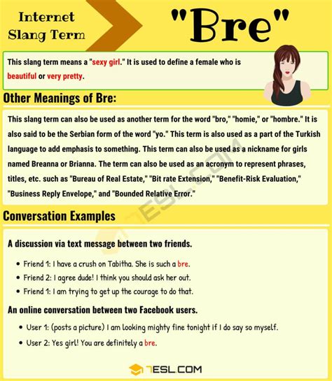 What Does The Slang Term Bre Mean 7ESL