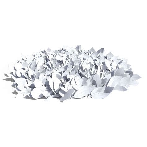 Cherry Leaf Pile 3d Model