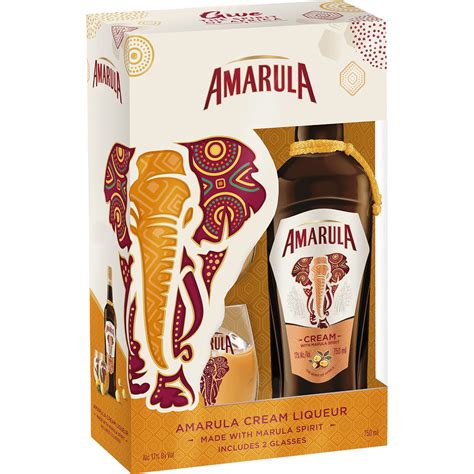 Amarula Cream Liqueur With 2 Glasses T Total Wine And More