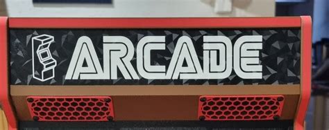 Logo Shield For Arcade Station Machine Easy To Print By Vigo 3d