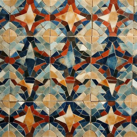 Premium Ai Image Intricate Mosaic Pattern