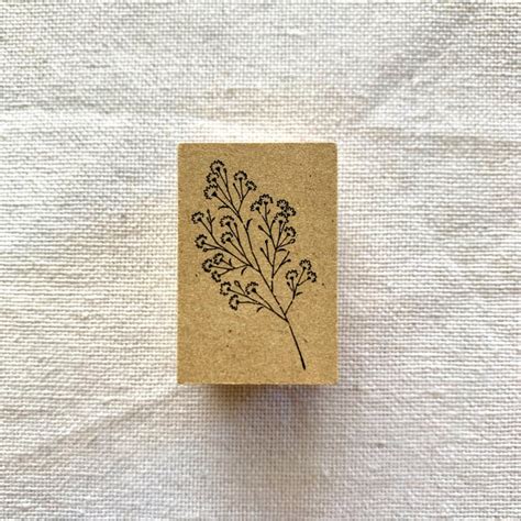 Herbal Botanical Stamp Etsy