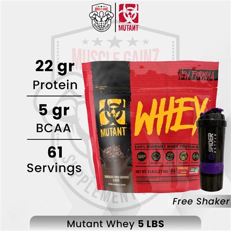 Jual Mutant Whey Protein 5 Lbs Shopee Indonesia