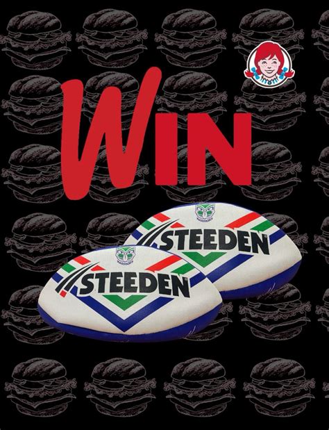 Wendys This Giveaway Is Now Closed We Have Two 2025 One Nz Warriors