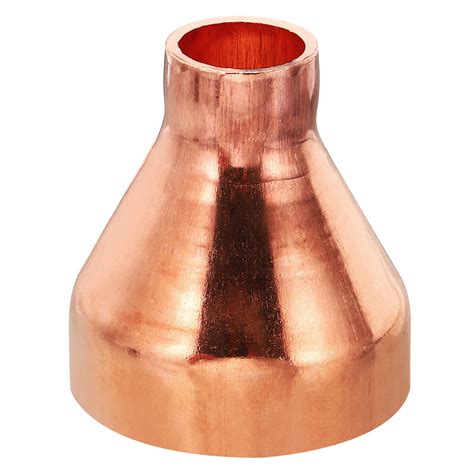 Uxcell 1 97 To 3 4 Id Copper Reducer Copper Reducing Coupling Pressure Fitting Pipe Tube