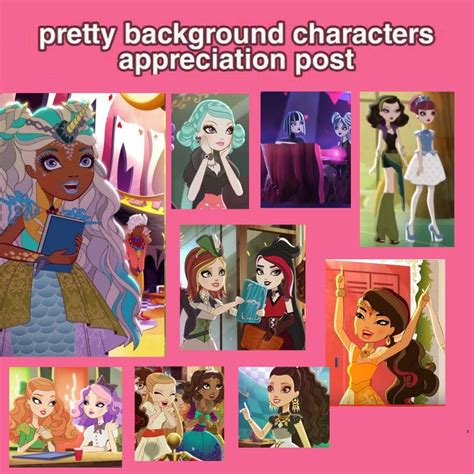 Eah Background Characters Ever After High Rebels Ever After High