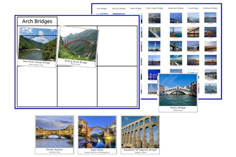 Types Of Bridges Sorting Cards Pdf Ifit Montessori Worksheets Library