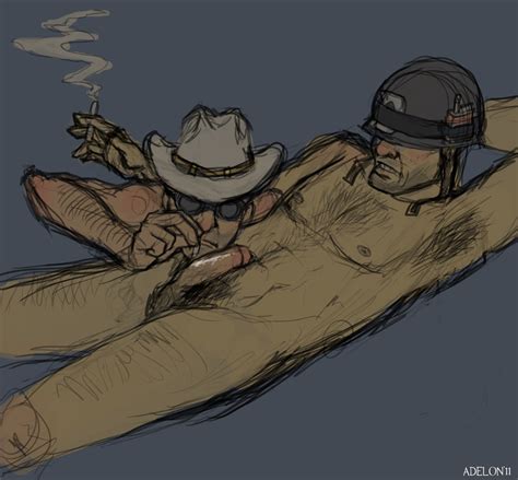 Rule 34 2boys Adelon Body Hair Card Cigarette Cigarettes Cowboy Hat