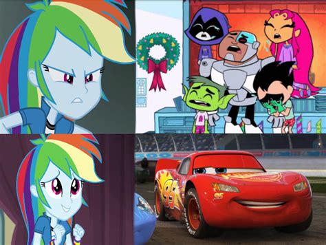 Rainbow Dash Eqg Loves Lm Hates Ttg Gang By Jacksontormbaymaz On