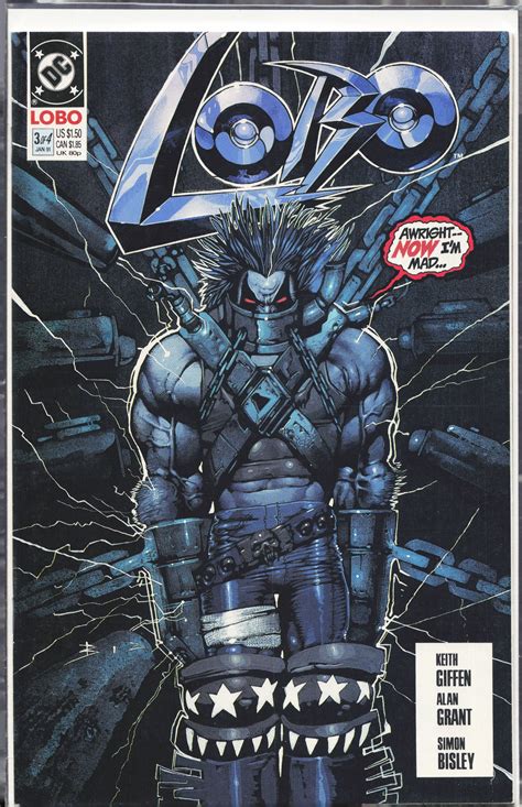 Lobo 3 1991 Lobo Comic Books Copper Age Dc Comics Lobo Humor