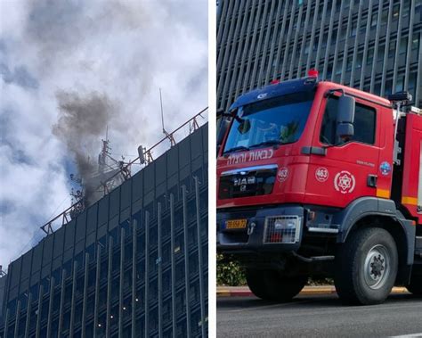 ניוז חיפה והקריות עשן מגג מגדל אשכול הקפיץ את לוחמי האש לאוניברסיטת חיפה