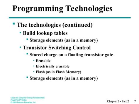 Programmable Logic Arrays Programmable Logic Designs Ppt