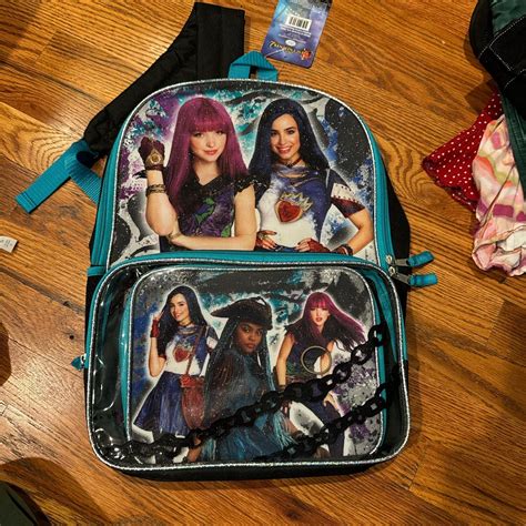 Disneys Descendants Movie Backpack And Lunchbox Depop