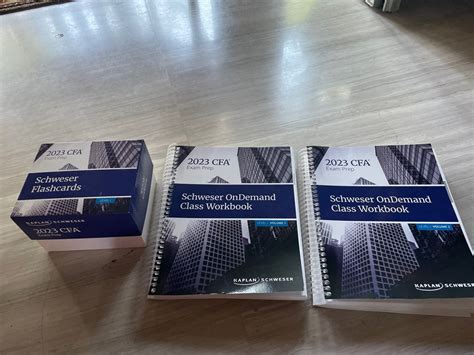 Cfa Level 1 Schweser Ondemand Class Workbooks And Flashcards Hobbies