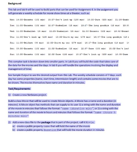 Solved Help Completing The Following Java Assignment Please