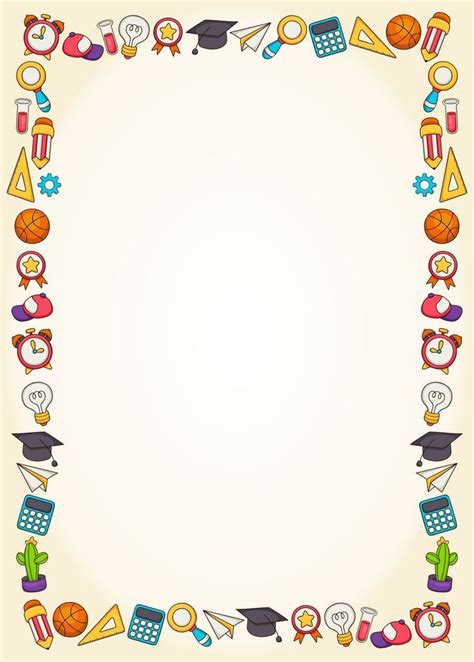 Preschool Border Frame 10 Free Pdf Printables 87b рамка рамка сохранить на доску
