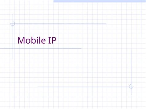 Mobileip2 Mobile Ip Wireless Mobile Newtork Microproject 6th Semppt
