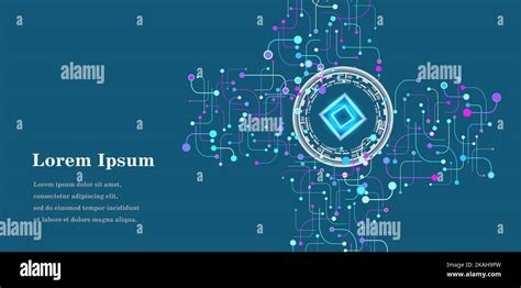 Abstract Blue Purple Round Ai Artificial Intelligence Geometric