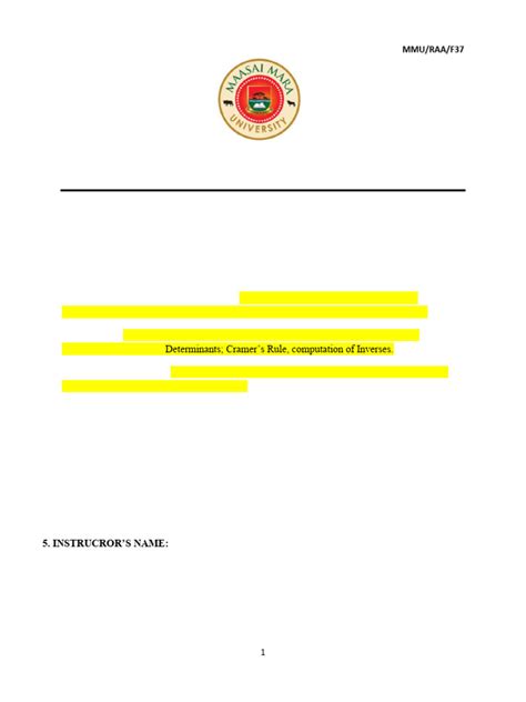 Mmu Linear Algebra Course Outline Pdf