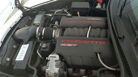 2005 White Corvette Has Ls7 Motor 505hp