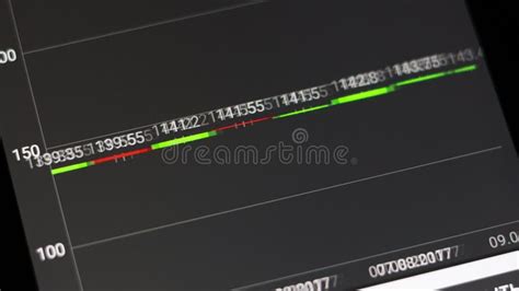 Stock Index Chart With A Graph Diagram Display And Monitors Growth And Loss Stock Footage