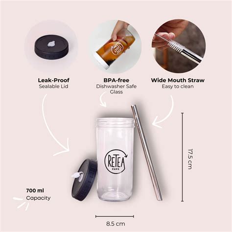 Reusable Bubble Tea Cup Eco Friendly Boba Cup Toronto Canada Retea