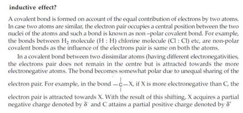 Vedupro Inductive Effect Inductive Effect In Organic Chemistry