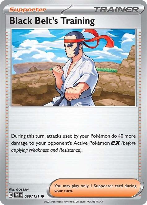 Black Belts Training 099131 Sv Prismatic Evolutions Pokemon