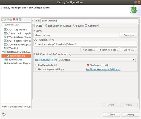 Программирование и отладка Esp32 в Eclipse — Схемотехника