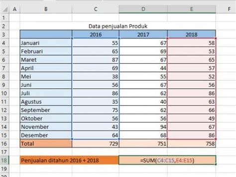 Detail Contoh Tabel Excel Koleksi Nomer 36