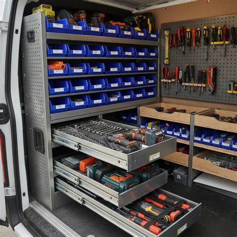 15 Van Tool Storage Ideas To Improve Job Efficiency