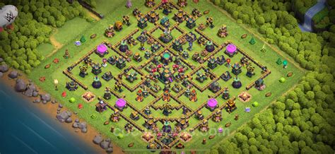 Best Anti 2 Stars Base Th14 With Link Hybrid Town Hall Level 14 Base Copy 59