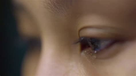 Brown Eye Crying Closeup Man Eye Crying — Stock Video © Marianstock