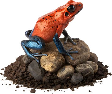 Artistic Poison Frog Clipart With Bright And Colorful Patterns