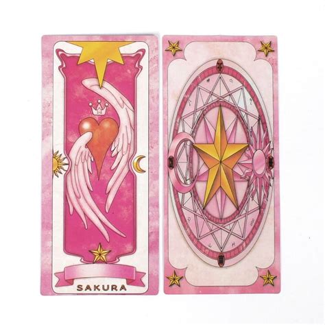 55pcs Anime Cosplay Card Captor Sakura Kinomoto Clow Cards Tarot