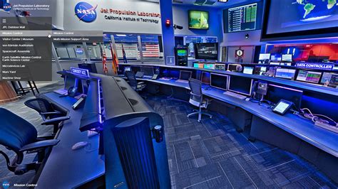 Jet Propulsion Laboratory Jpl Control Room Virtual Tour And Rover