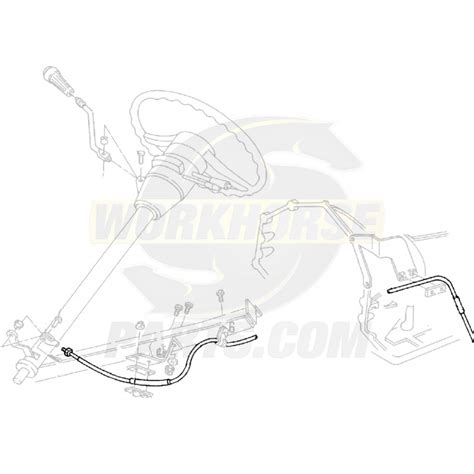 12381907 Cable Asm Automatic Transmission Range Selector Lever