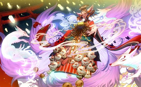 Tamamo No Mae Wallpaper Hd Thần Thoại Nhật Bản Onmyoji Arena