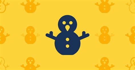 Snowman Solid Icon Font Awesome