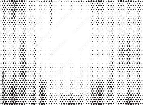 Halftone Vector Background Monochrome Halftone Pattern Abstract