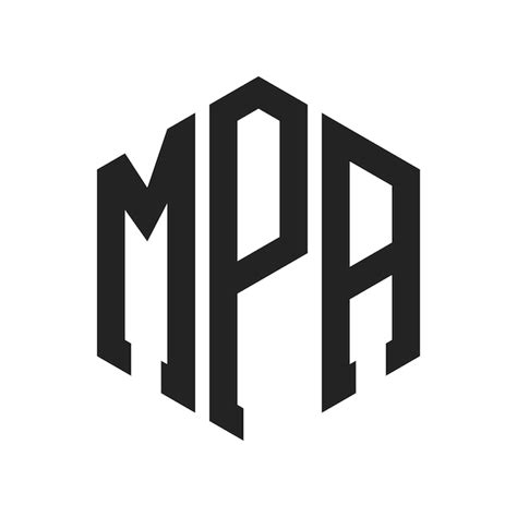 Premium Vector Mpa Logo Design Initial Letter Mpa Monogram Logo Using