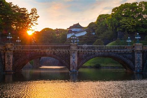 Nijubashi Bridge In Front Of Tokyo Imperial Palace In Tokyo Japan