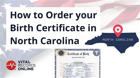 How To Order Your North Carolina Birth Certificate Vital Records