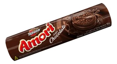 Biscoito Recheado Richester Amori Sabor Chocolate 125g Mercadolivre