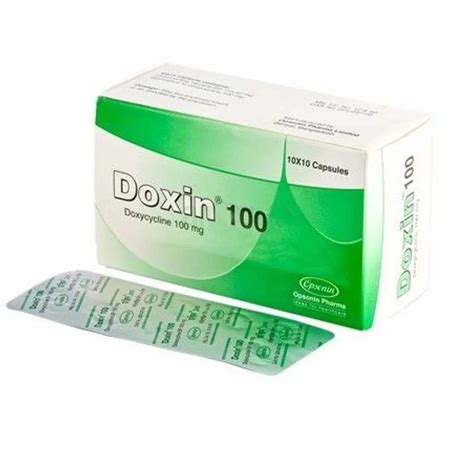 Doxin 100 Mg Capsule Uses Dosage Side Effects Bissoy