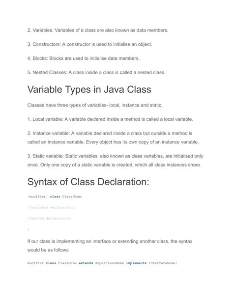 Ppt Java Objects And Classes Powerpoint Presentation Free Download