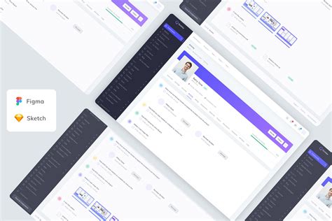 User Profile Activity Admin Ui Kit Ui Kits And Libraries ~ Creative Market